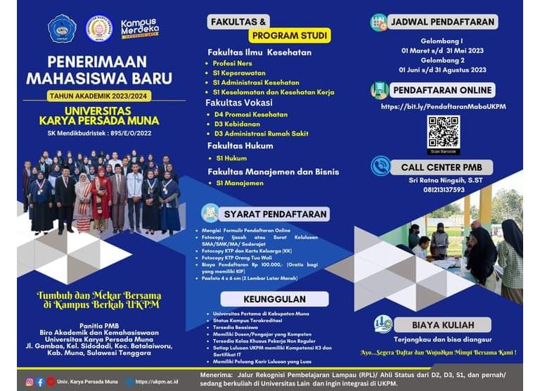 Maukuliah | Universitas Karya Persada Muna